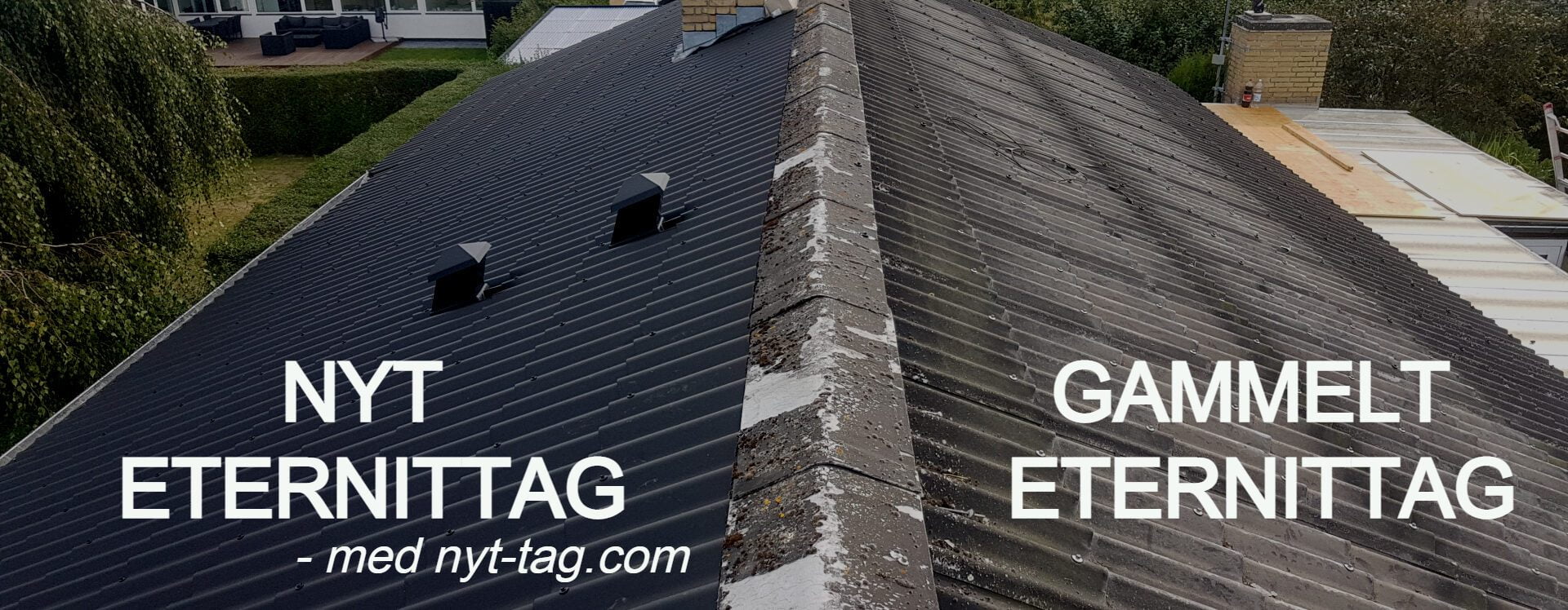 Udskiftning af Eternittag? - Asbest tagplader - 2023 Priser