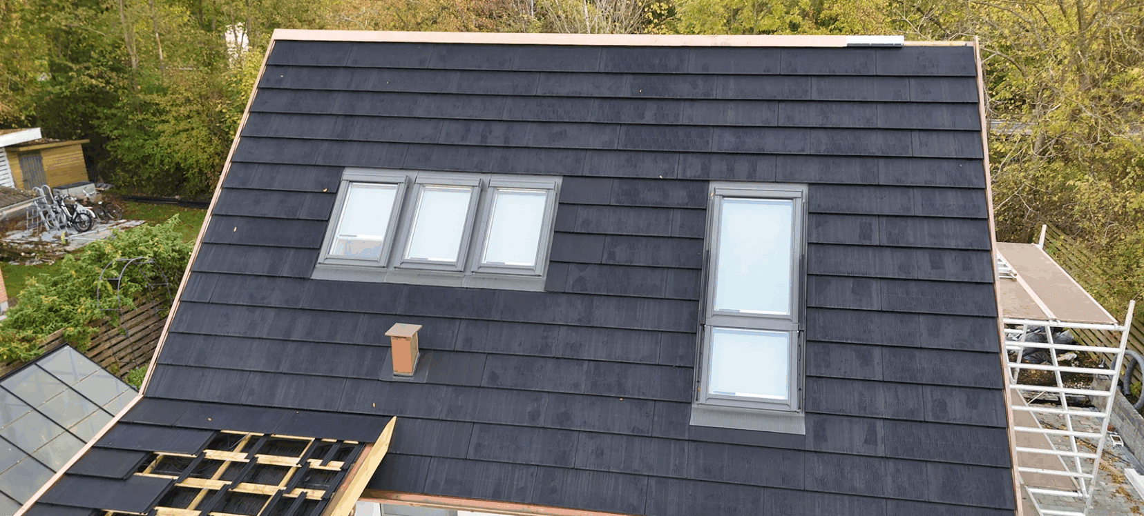Integrerede solceller på taget? Beregn Pris på Solcelletag ☀